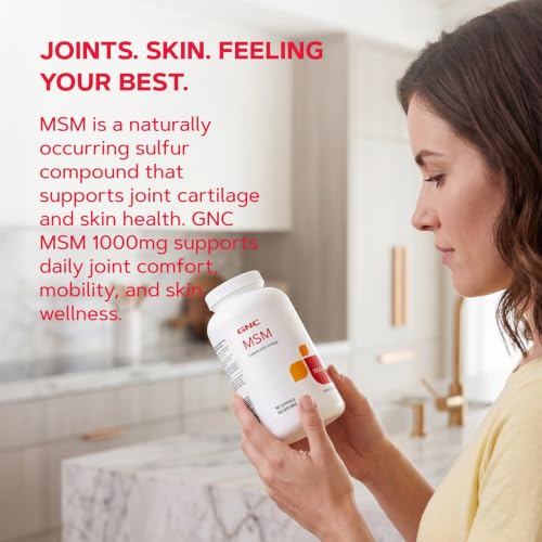 GNC MSM for muscle recovery and support