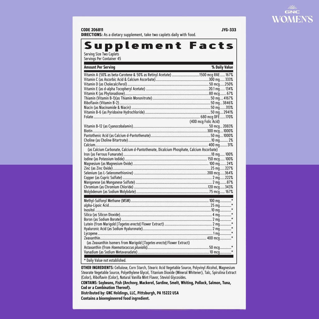 GNC multivitamin for overall wellness