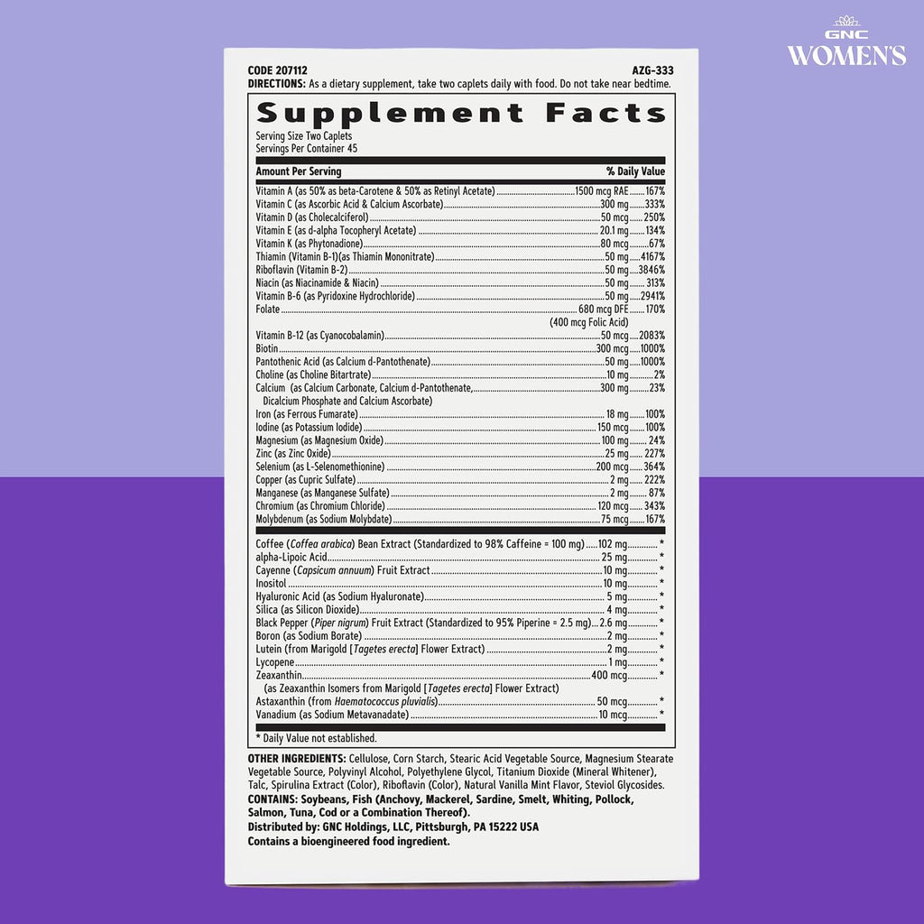 GNC multivitamin for overall wellness