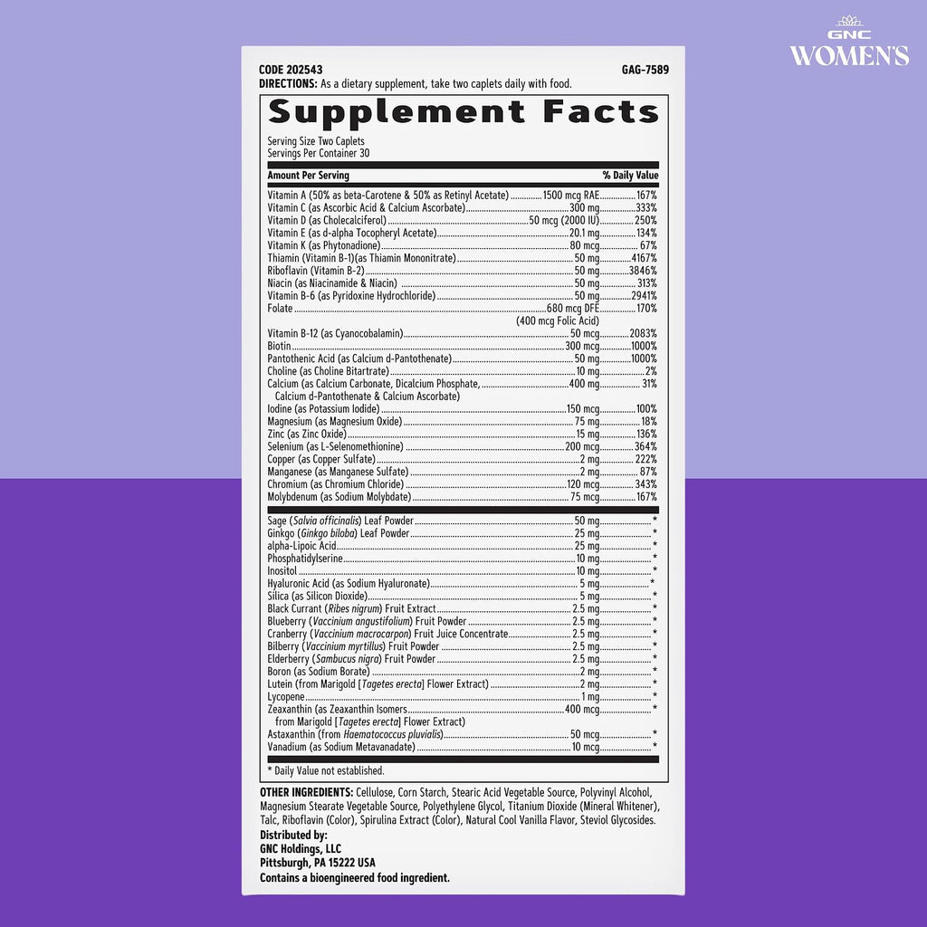 GNC multivitamins for active lifestyles