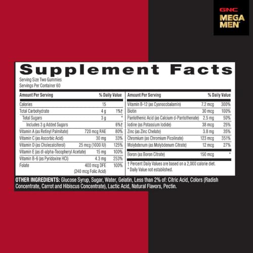 GNC multivitamins for overall wellness
