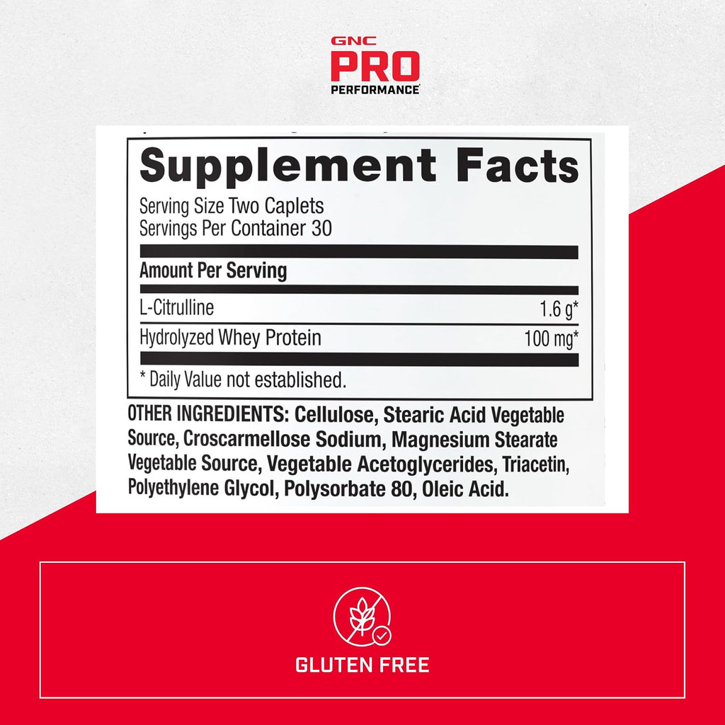 GNC performance tablets for muscle recovery