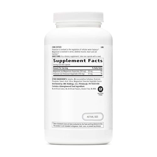 GNC potassium and magnesium supplement