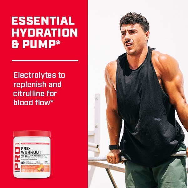 GNC pre-workout for improved endurance