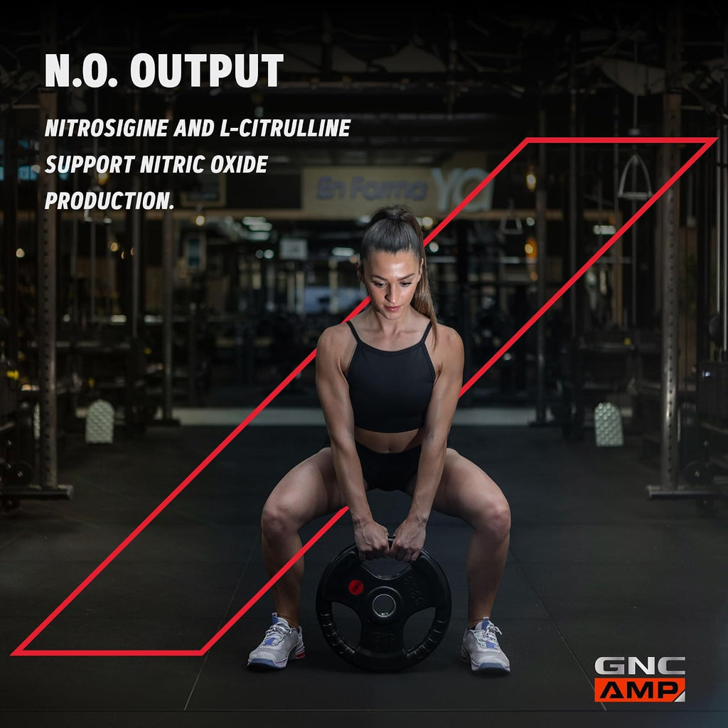 GNC pre-workout for muscle recovery