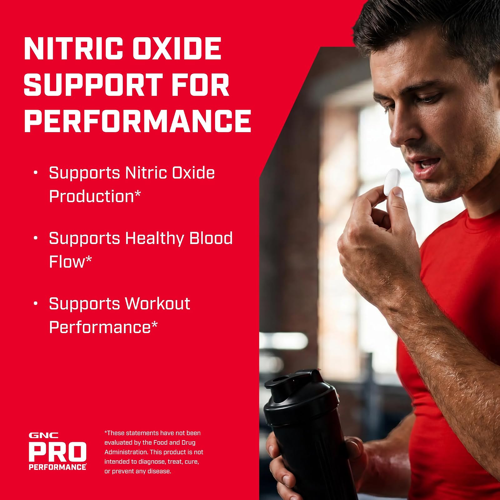GNC pre-workout supplement for athletes