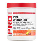 GNC pre-workout tropical fruit punch