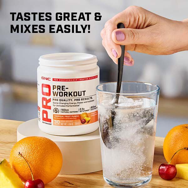 GNC Pro Performance pre-workout for athletes