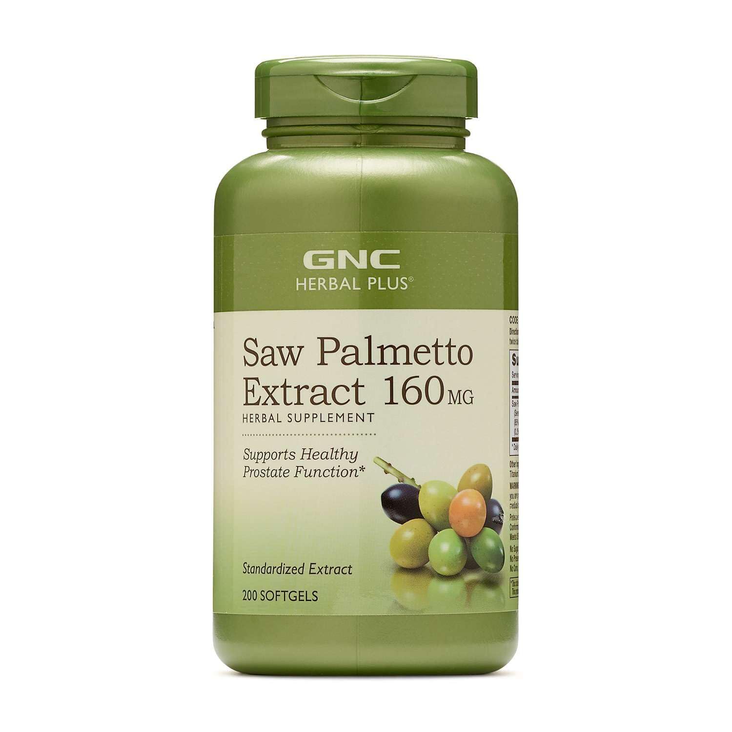 GNC saw palmetto extract benefits