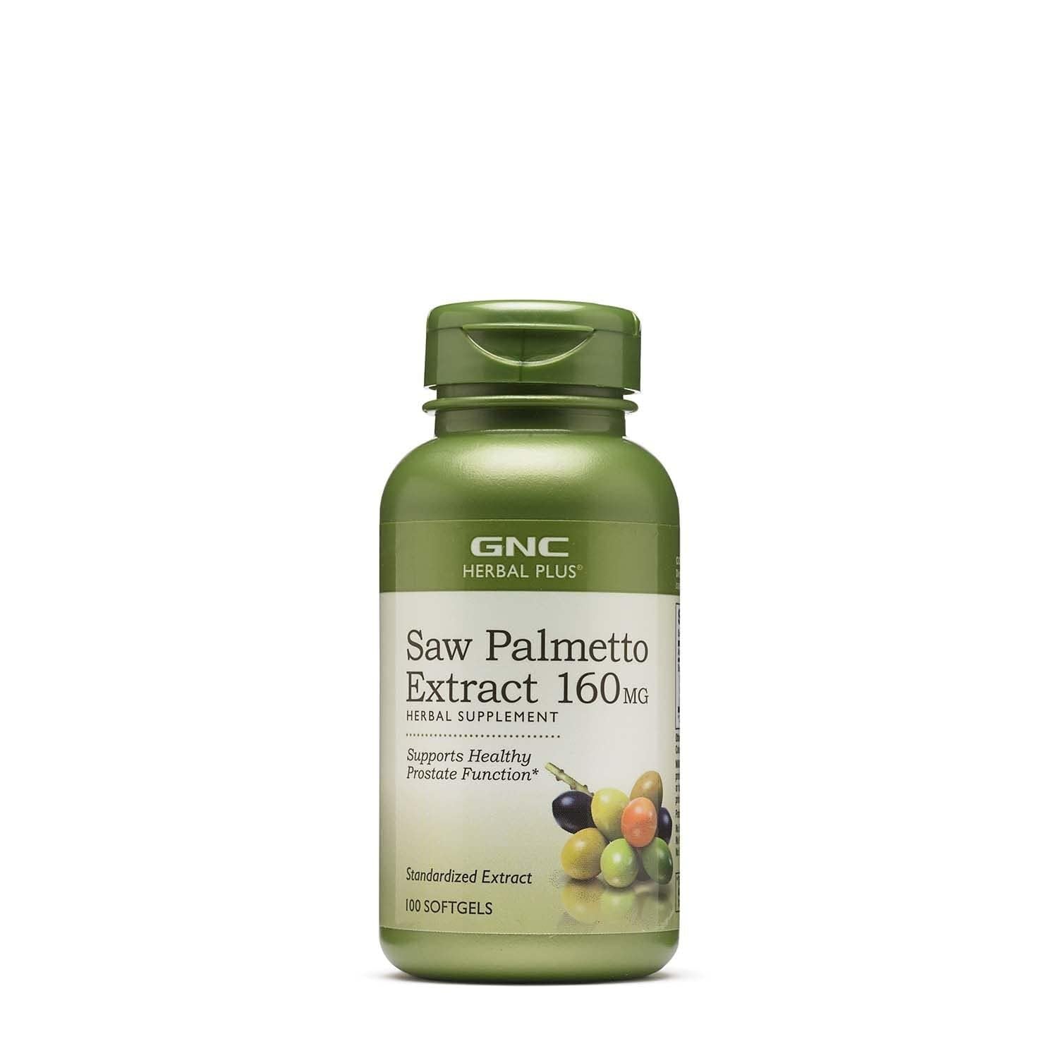 GNC saw palmetto extract capsules