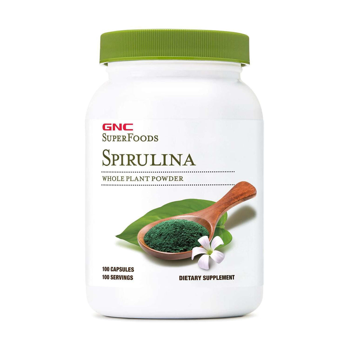 GNC Spirulina powder for energy