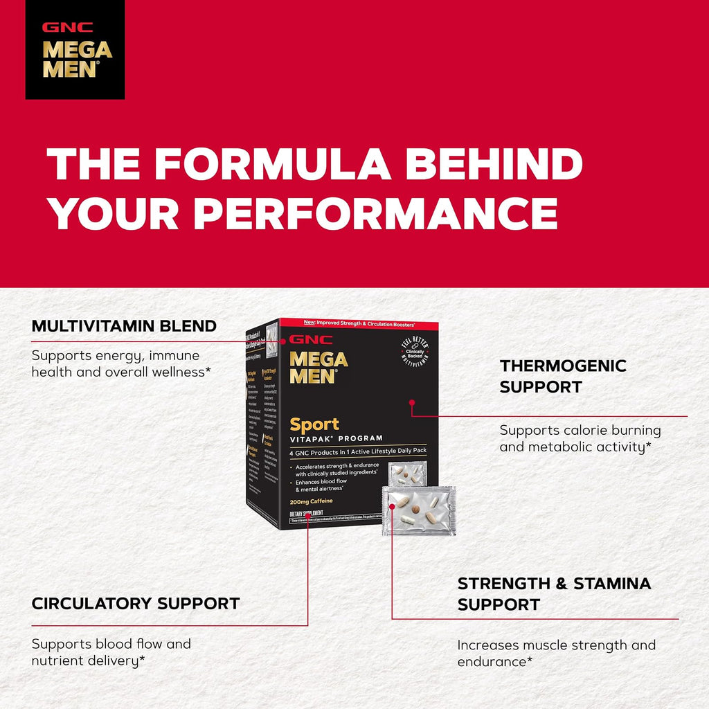 GNC sport vitamin program