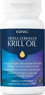 GNC Triple Strength Krill Oil benefits
