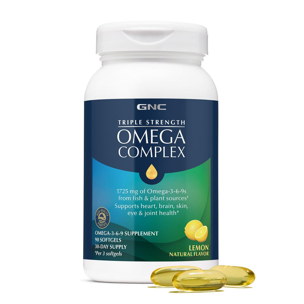GNC Triple Strength Omega Complex softgels