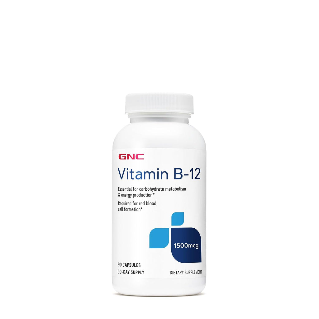 GNC vitamin B12 capsules for energy