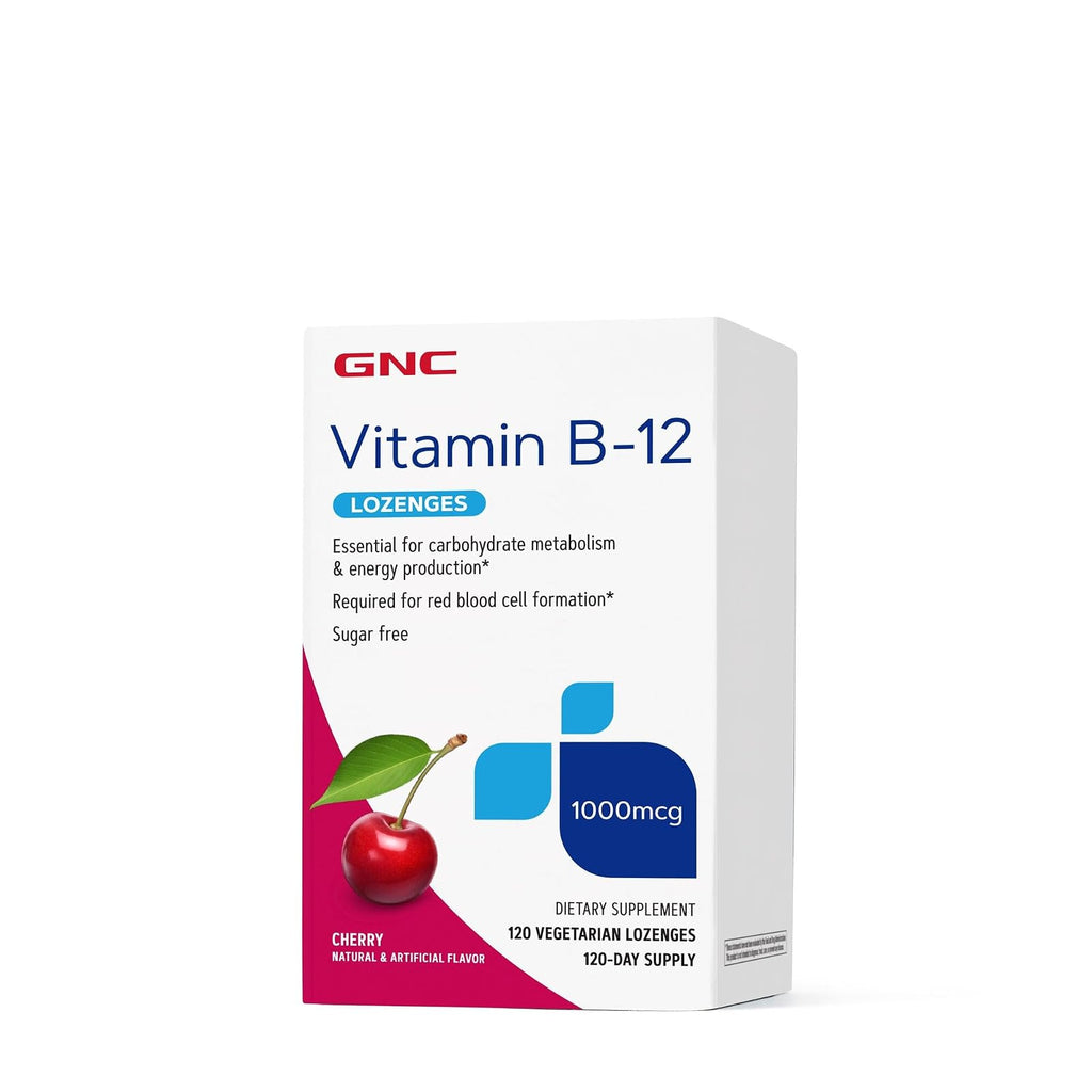 GNC vitamin B12 cherry lozenges