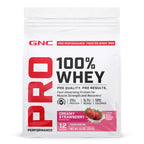 GNC whey protein creamy strawberry