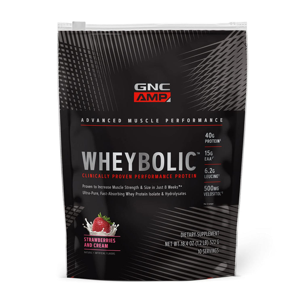GNC whey protein powder for muscle recovery