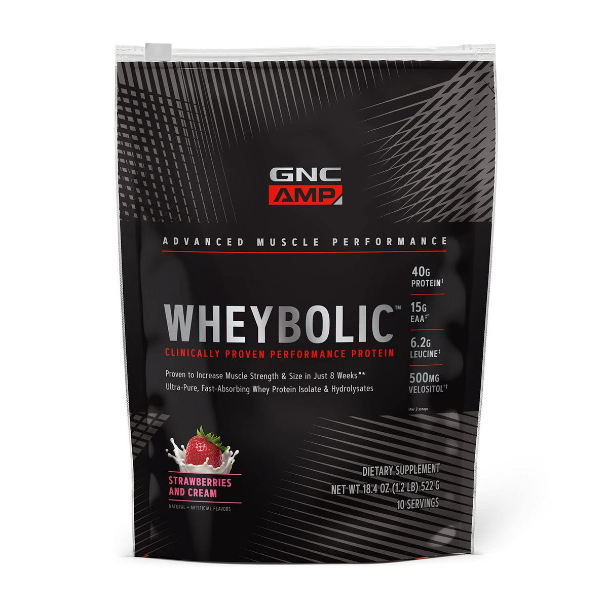 GNC whey protein powder for muscle recovery