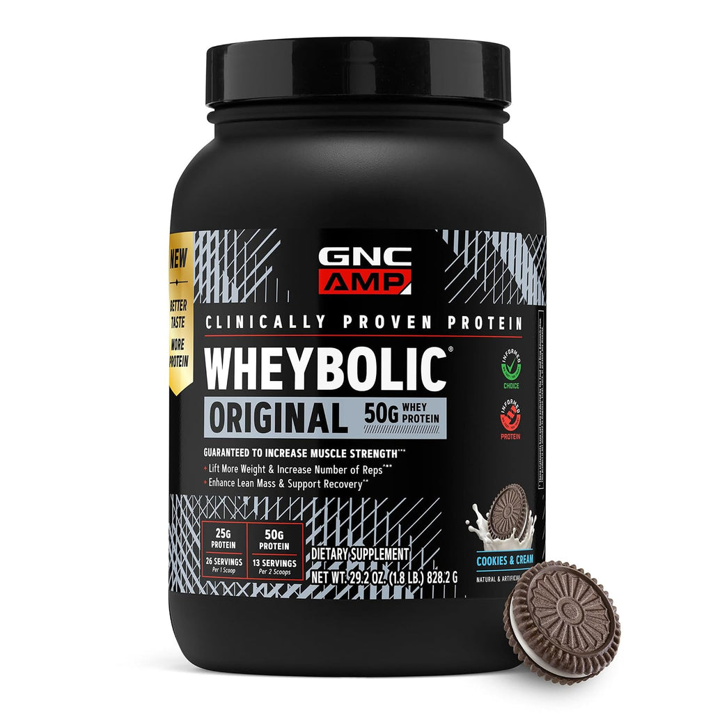 GNC Wheybolic Cookies & Cream protein