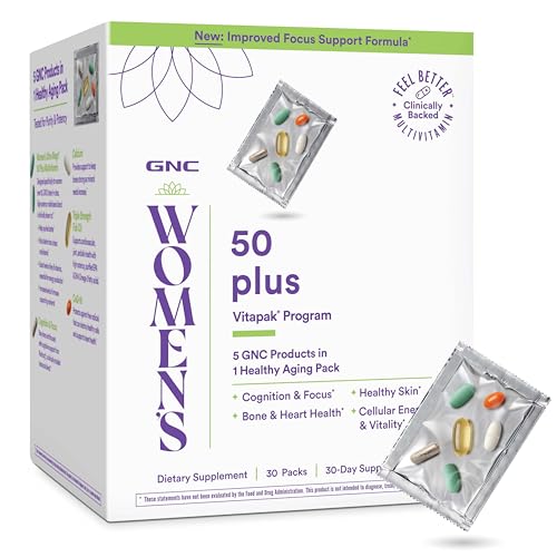 GNC Women's 50 Plus multivitamins