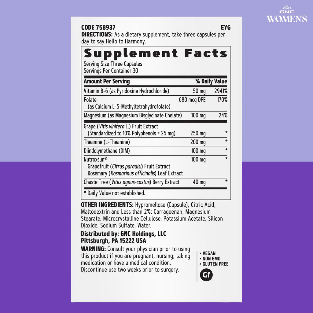 GNC Women's Hello for balanced hormones
