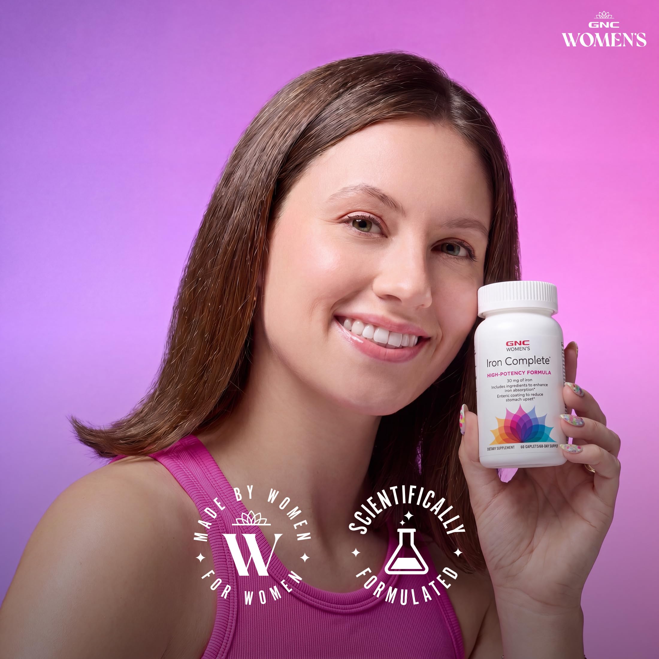 GNC Women's Iron for immune support