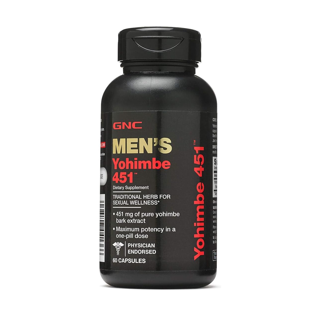 GNC Yohimbe capsules for energy