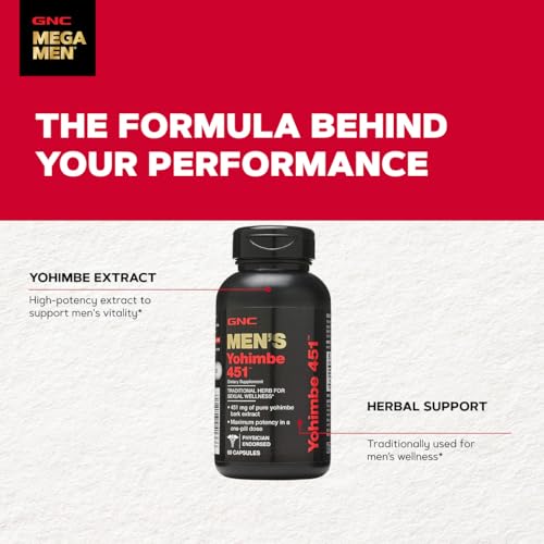 GNC yohimbe for mental focus