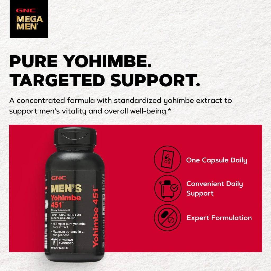 GNC yohimbe for sexual health