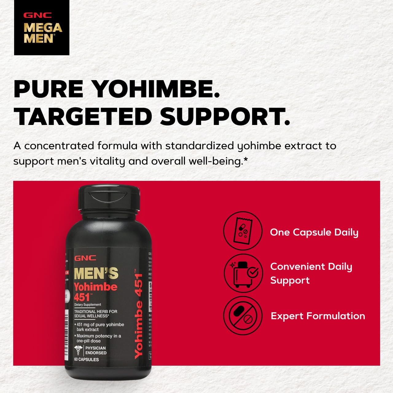 GNC yohimbe for sexual health