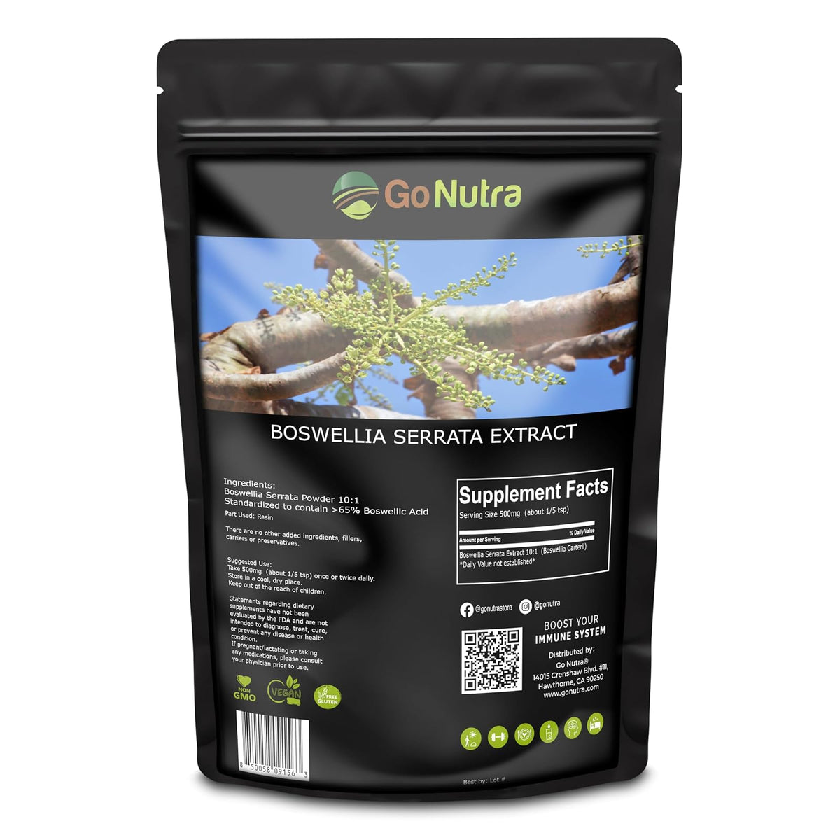 Go Nutra Boswellia extract for joint health