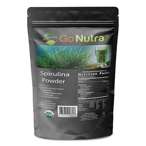 Go Nutra spirulina for vegan diets