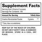 GOAT'ED creatine monohydrate for energy boost