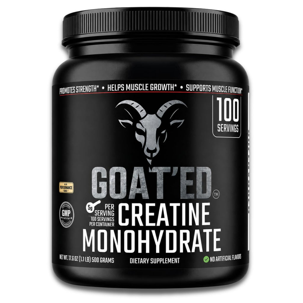 GOAT'ED creatine monohydrate for muscle growth