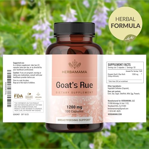 goat's rue for healthy breastfeeding