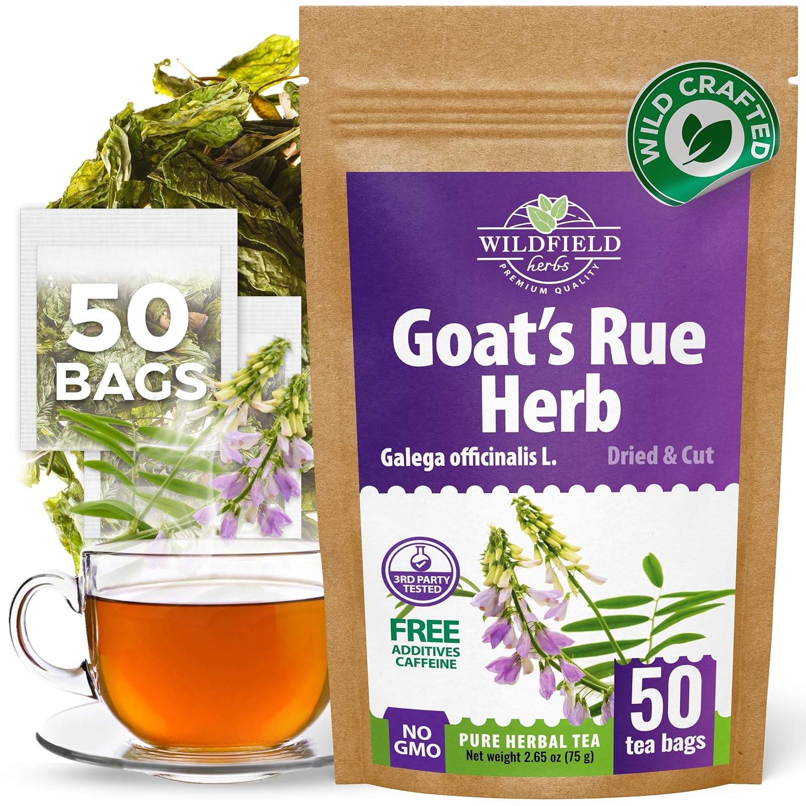 Goat's Rue herbal tea bags