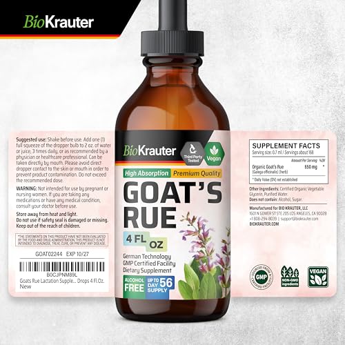 Goats Rue lactation support tincture