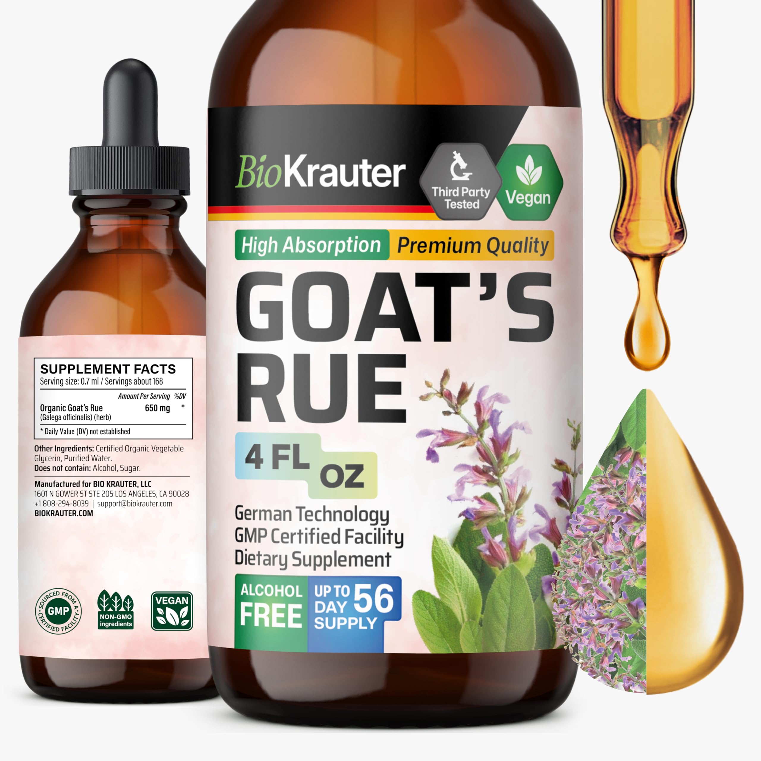 Goats Rue lactation support tincture