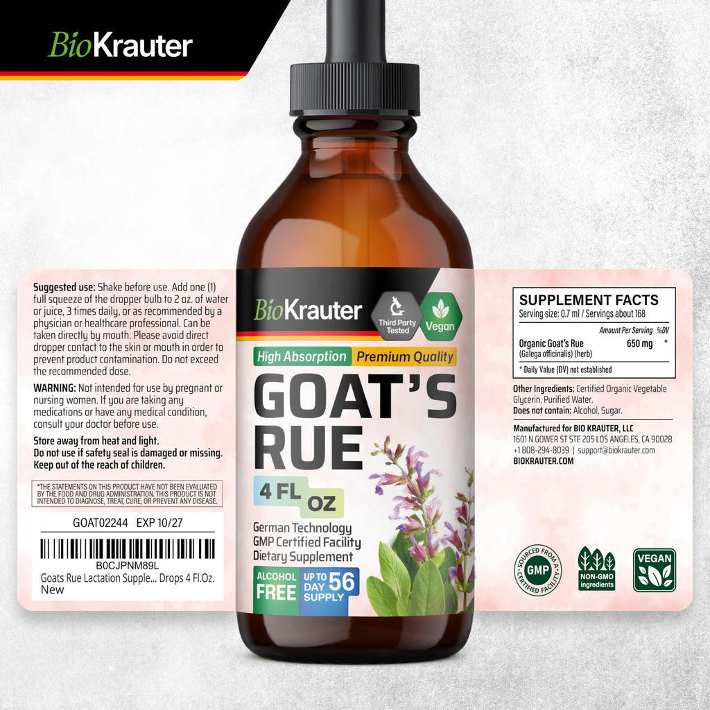 Goats Rue lactation tincture for wellness