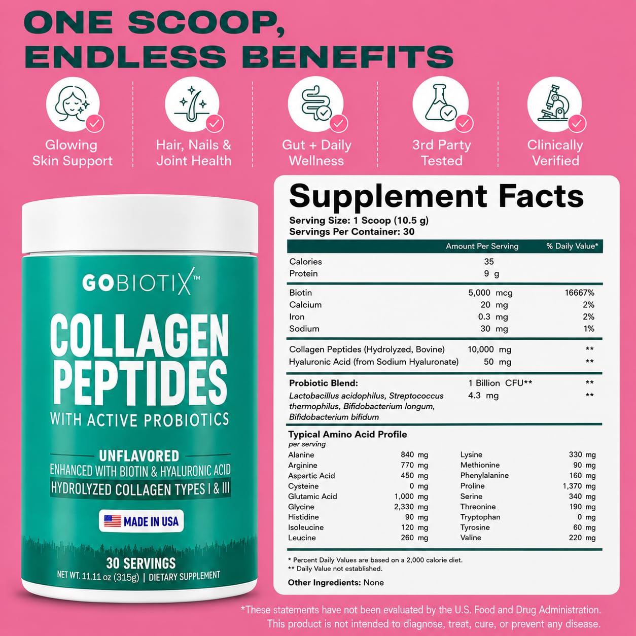 GOBIOTIX collagen for active lifestyle