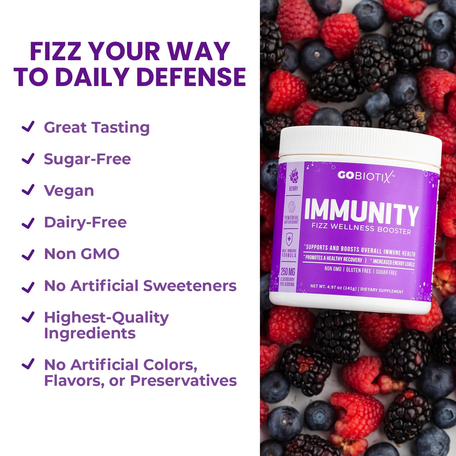 GOBIOTIX elderberry immune defense formula