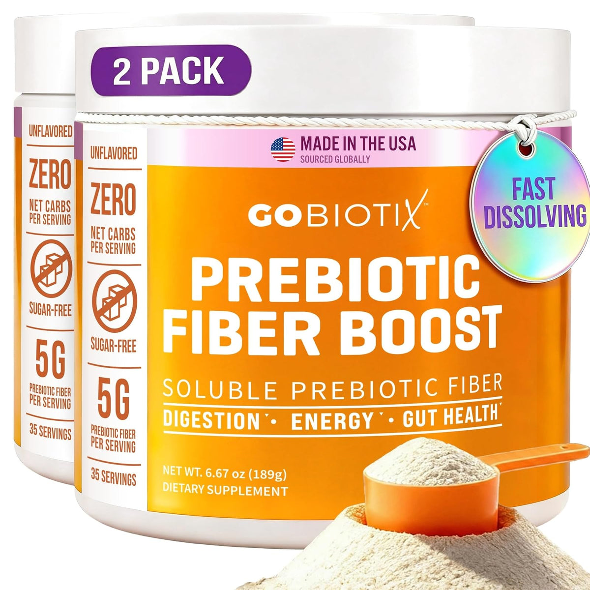 GoBiotix fiber supplement for digestion