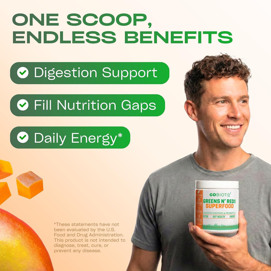 GOBIOTIX greens powder 90 servings