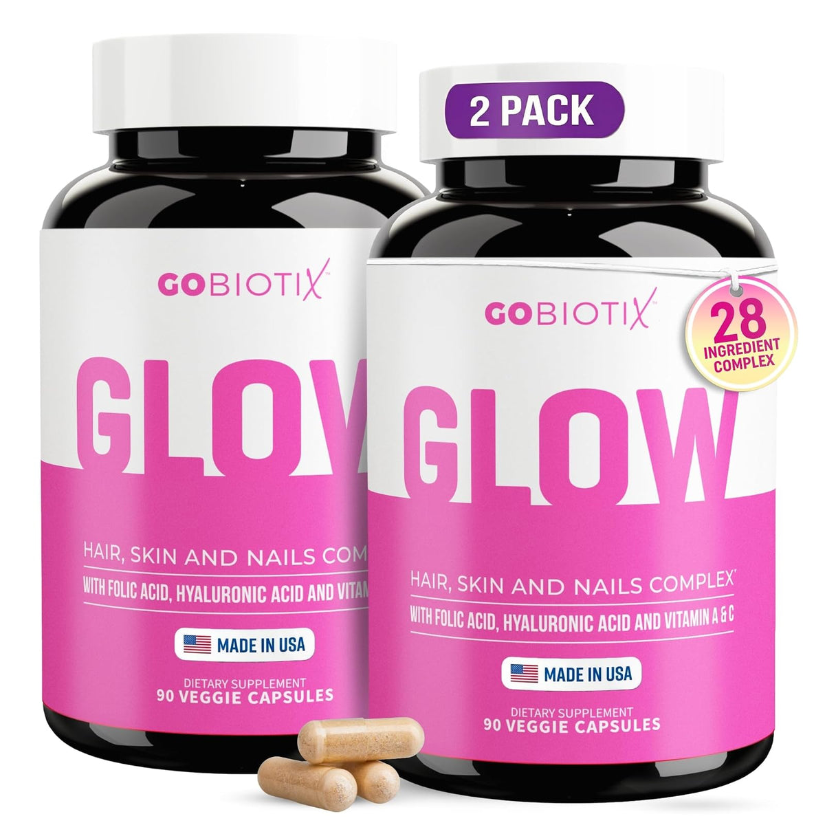 GOBIOTIX hair skin & nails capsules