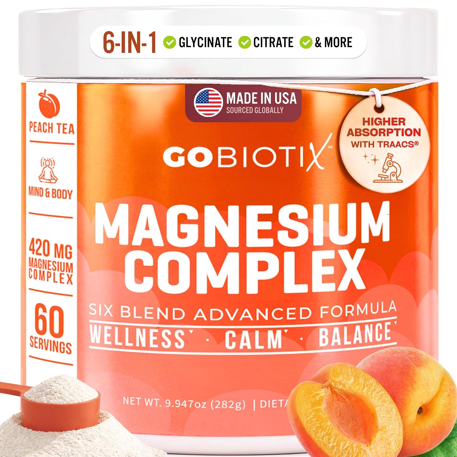 GOBIOTIX magnesium glycinate powder benefits