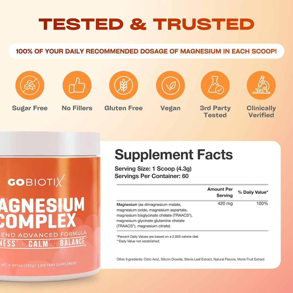GOBIOTIX magnesium powder for daily use