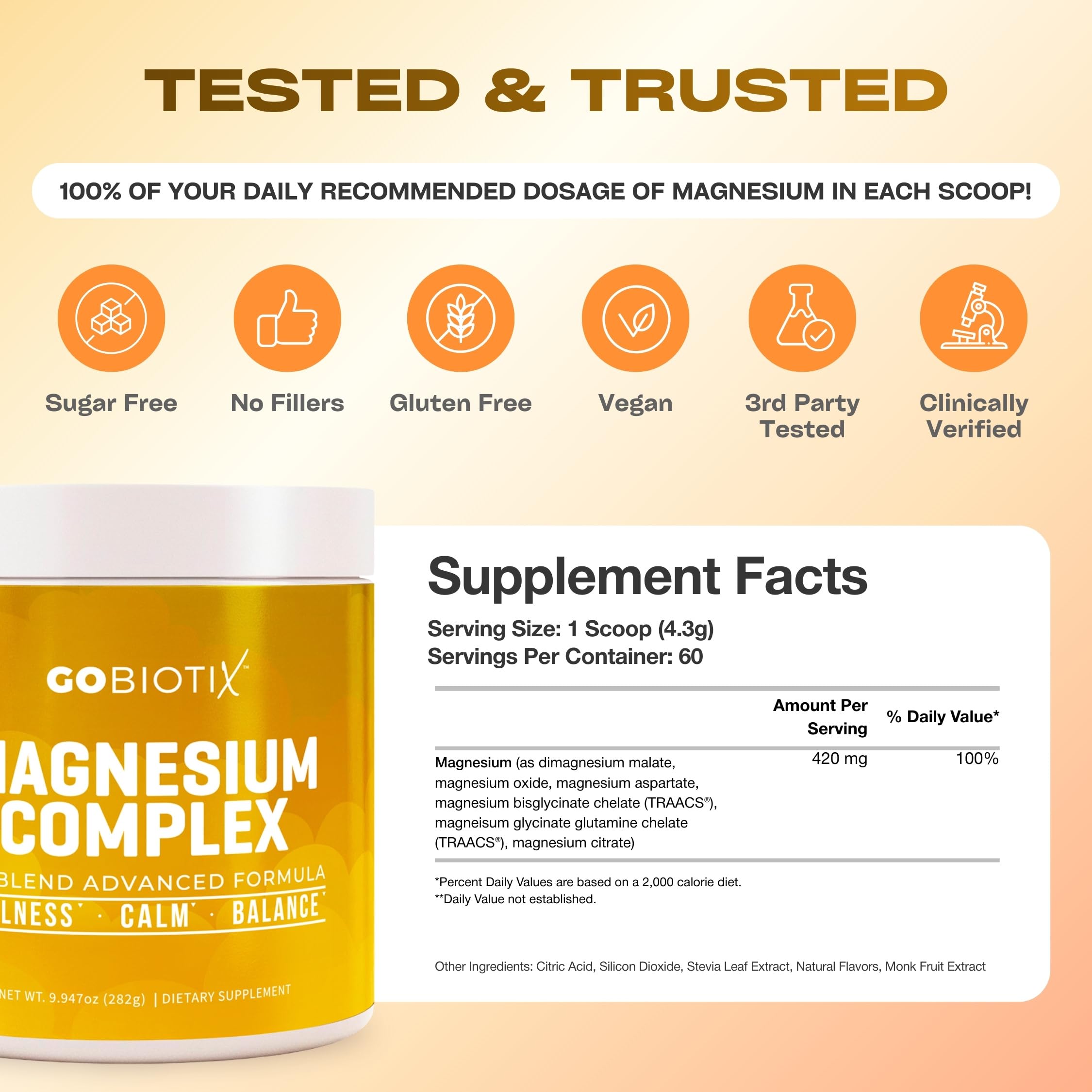 GOBIOTIX magnesium supplement for calm