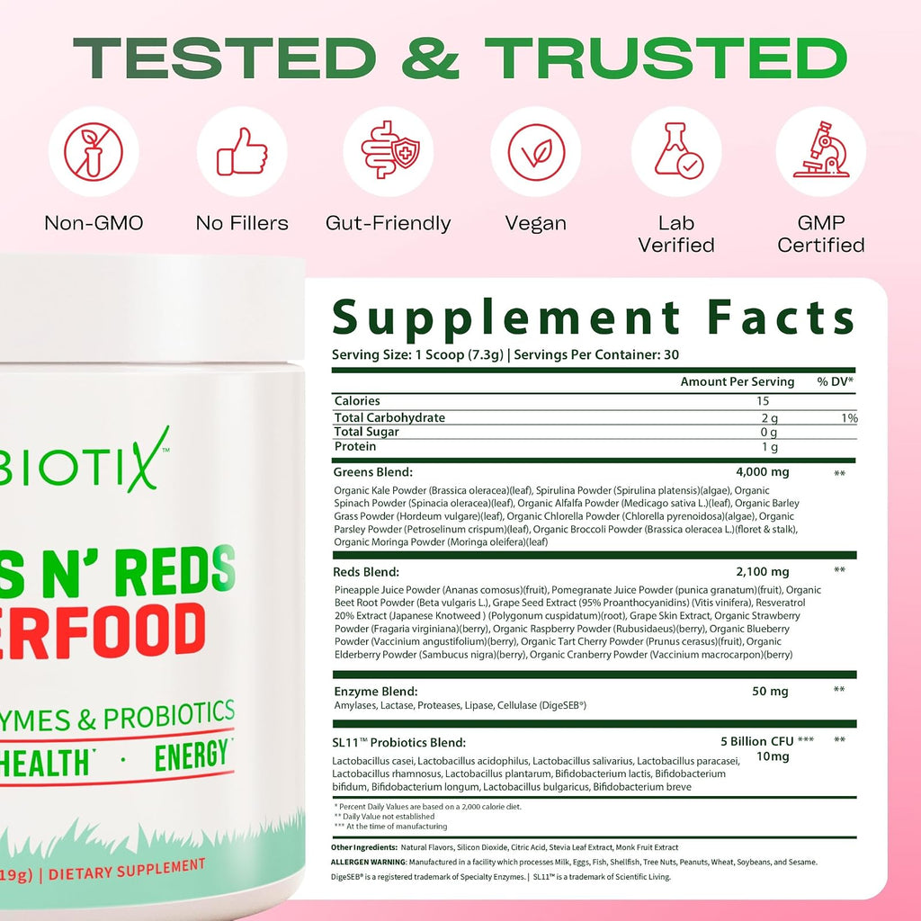 GOBIOTIX super greens powder 3-pack