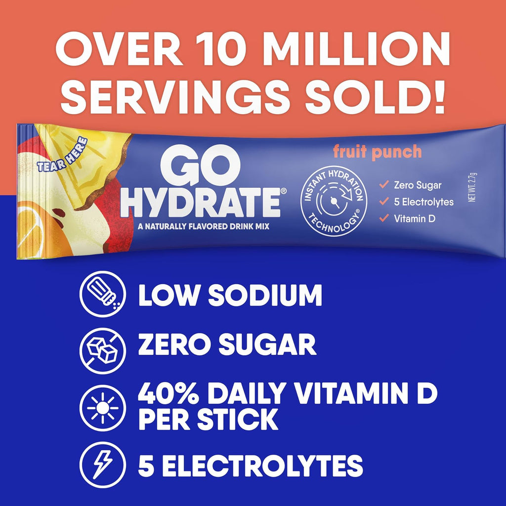 GoHydrate electrolyte powder for active lifestyle